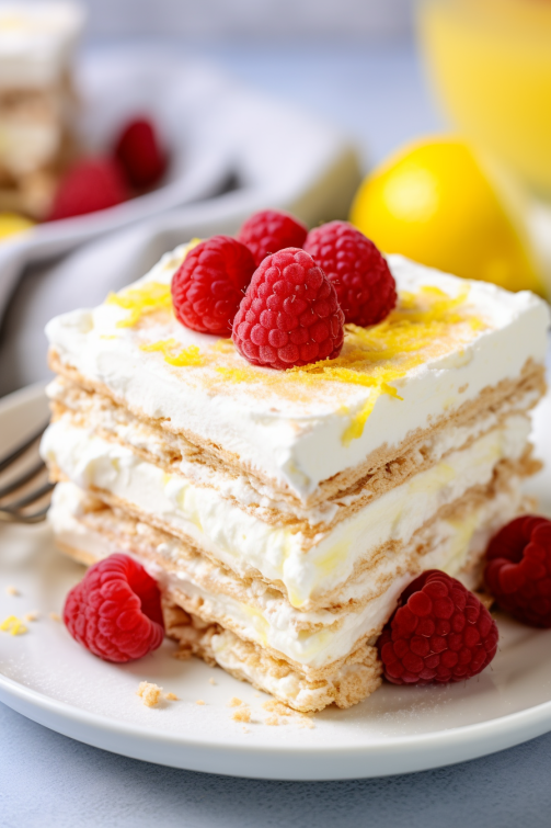 Lemon Icebox Cake - That Oven Feelin
