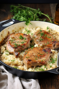 Pork Chops & Rice Casserole - That Oven Feelin