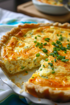 Three Cheese Quiche - That Oven Feelin