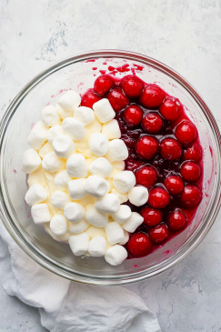 Cherry Cheesecake Fluff Recipe - That Oven Feelin