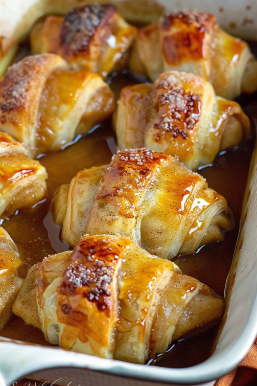 Crescent Roll Apple Dumplings - That Oven Feelin