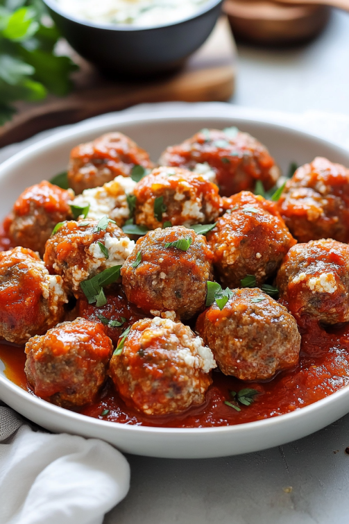 Ricotta Meatballs - That Oven Feelin