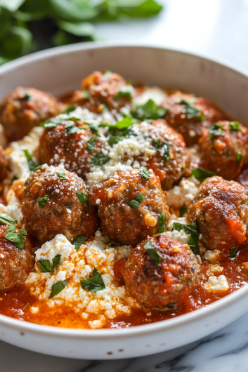 Ricotta Meatballs - That Oven Feelin