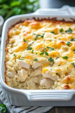 Angel Chicken Rice Casserole - That Oven Feelin