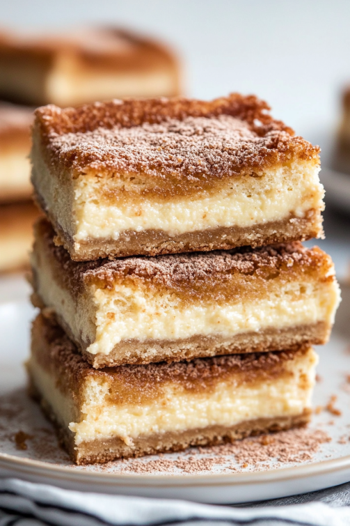 Churro Cheesecake Bars - That Oven Feelin
