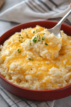 Cheesy Rice - That Oven Feelin
