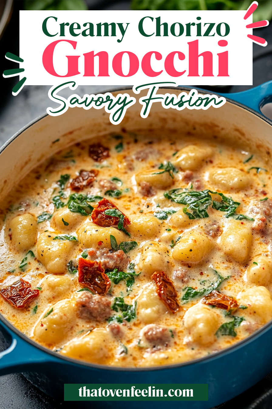 Creamy Chorizo Gnocchi - That Oven Feelin