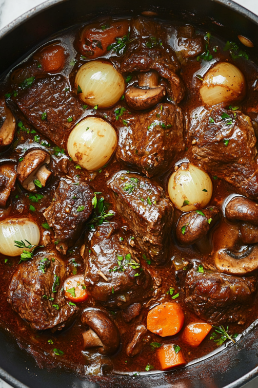 French Beef Bourguignon - That Oven Feelin