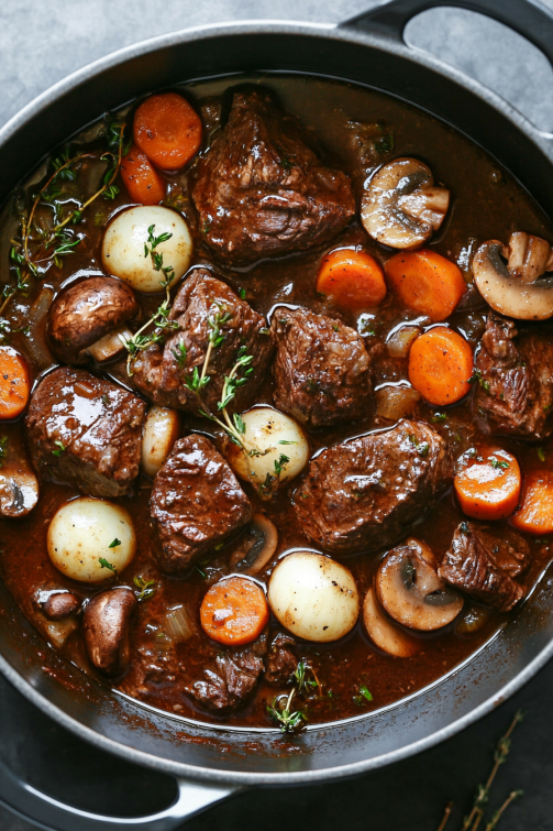 French Beef Bourguignon - That Oven Feelin