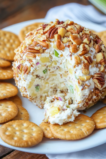 Pineapple Cheese Ball - That Oven Feelin