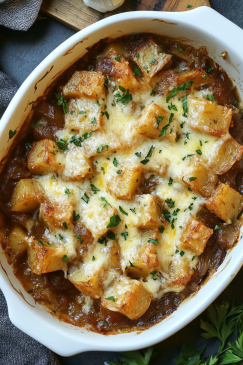 French Onion Potato Bake - That Oven Feelin