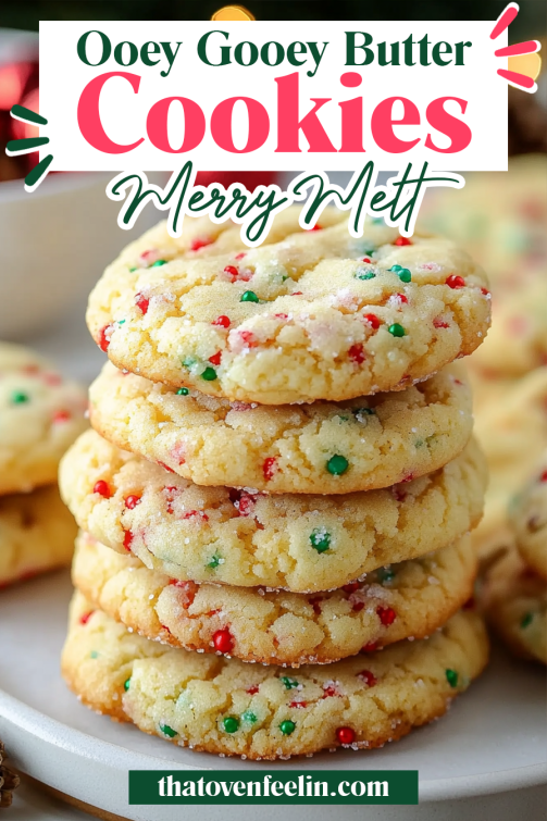 Christmas Ooey Gooey Butter Cookies - That Oven Feelin