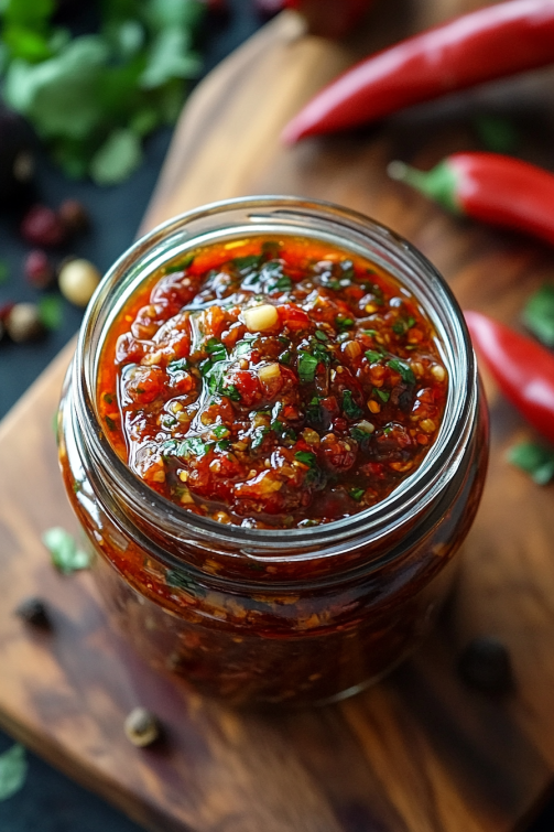 Homemade Chili Garlic Sauce - That Oven Feelin