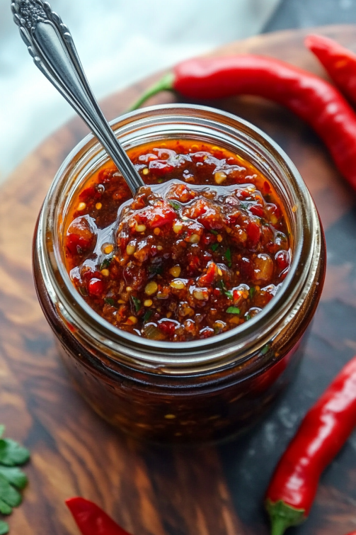 Homemade Chili Garlic Sauce - That Oven Feelin