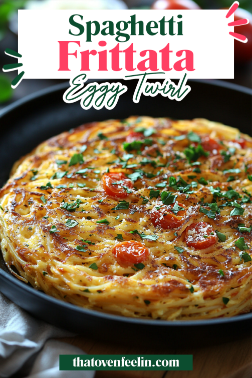Spaghetti Frittata - That Oven Feelin