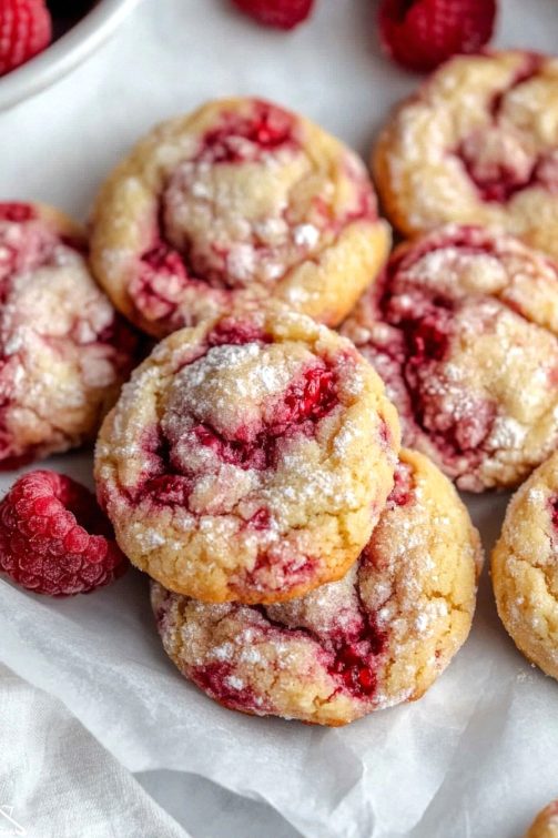 Lemon Raspberry Cookies - That Oven Feelin