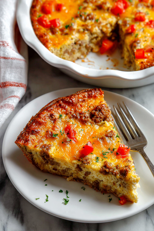 Easy Cheeseburger Pie Recipe - That Oven Feelin