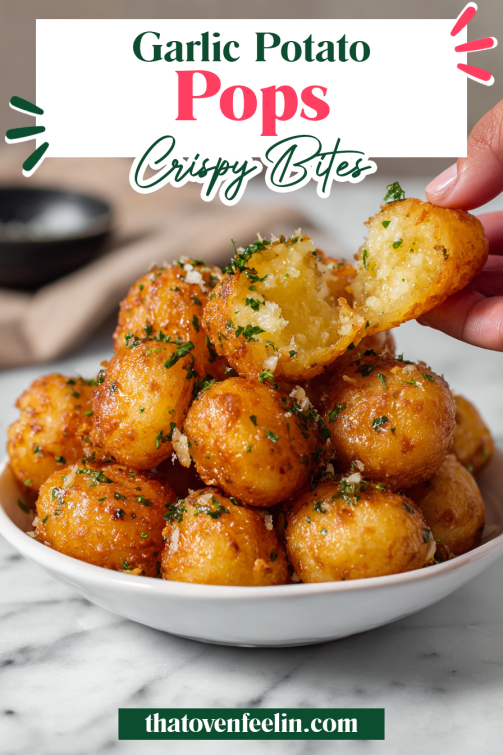 Garlic Potato Pops - That Oven Feelin