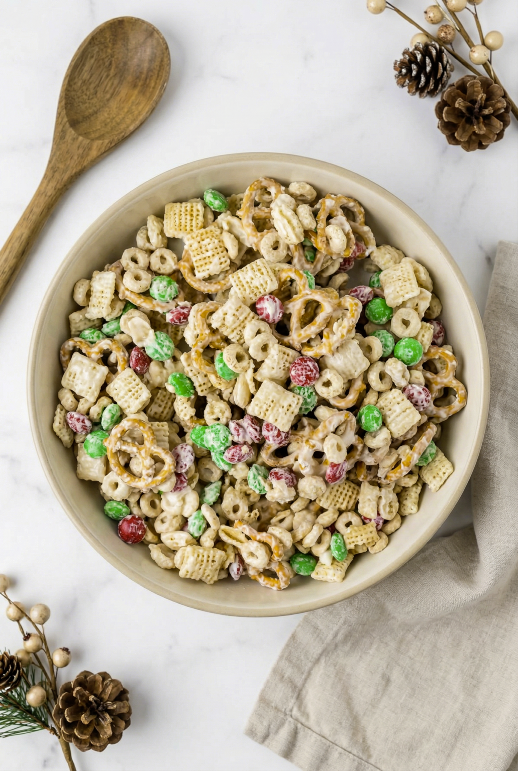 Christmas Crack Chex Mix - That Oven Feelin