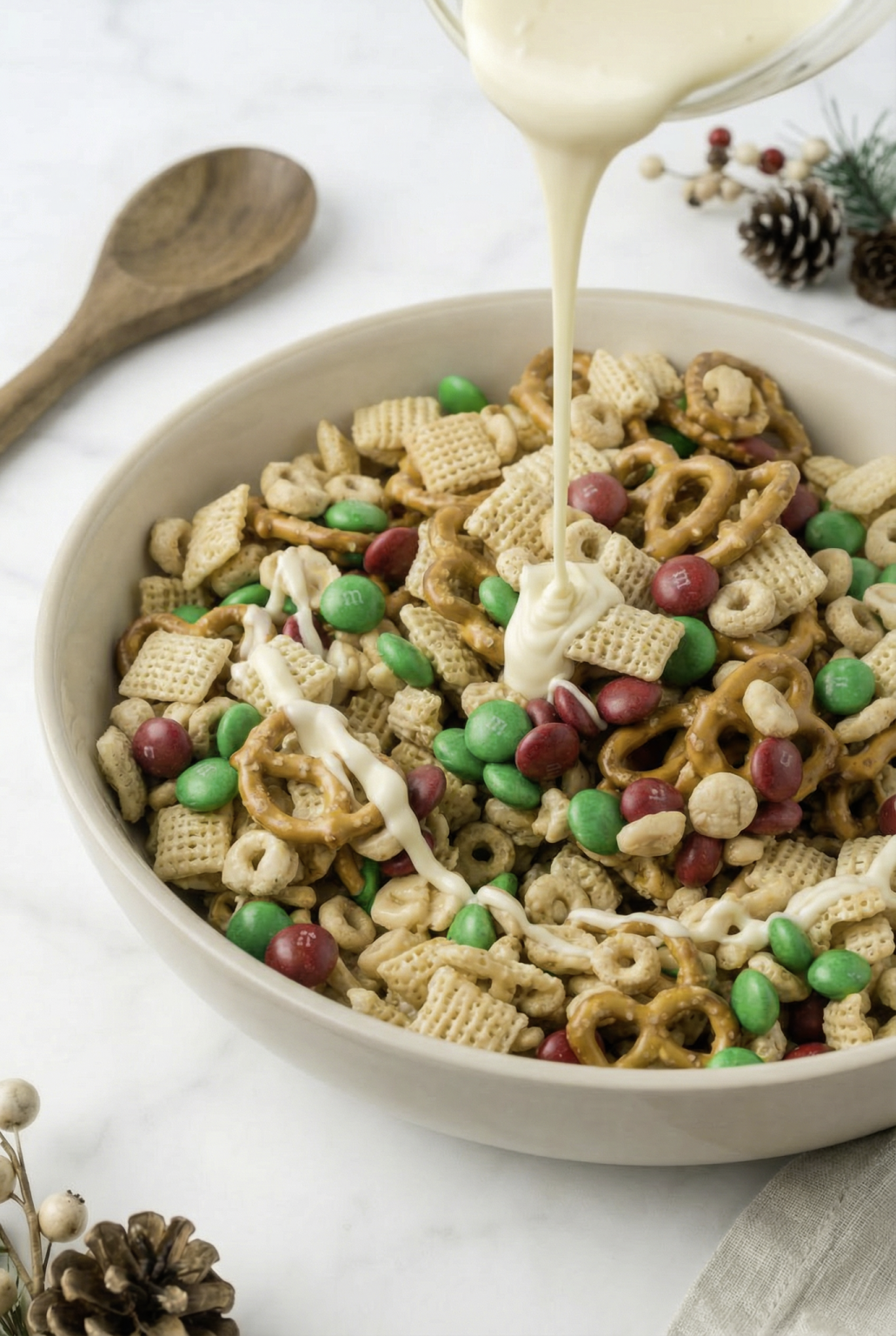 Christmas Crack Chex Mix - That Oven Feelin