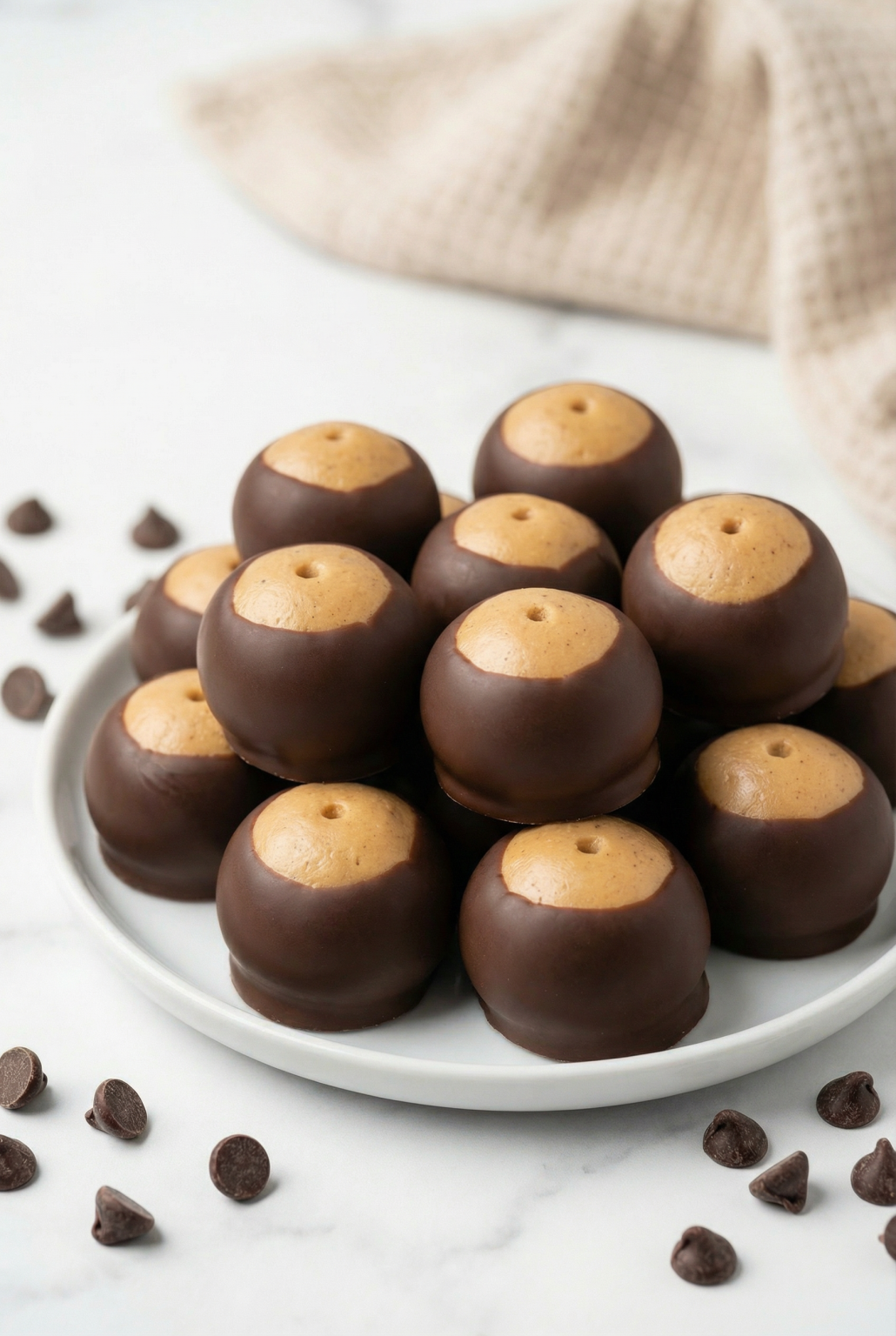No-Bake Buckeye Balls - That Oven Feelin