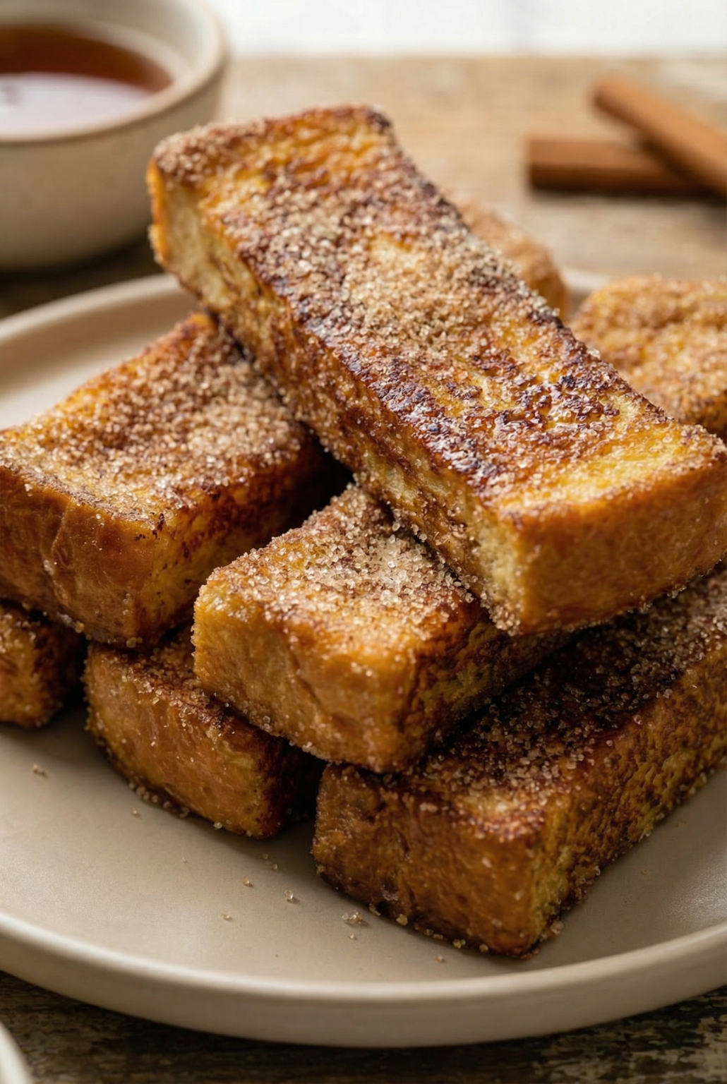 Cinnamon French Toast Sticks - That Oven Feelin