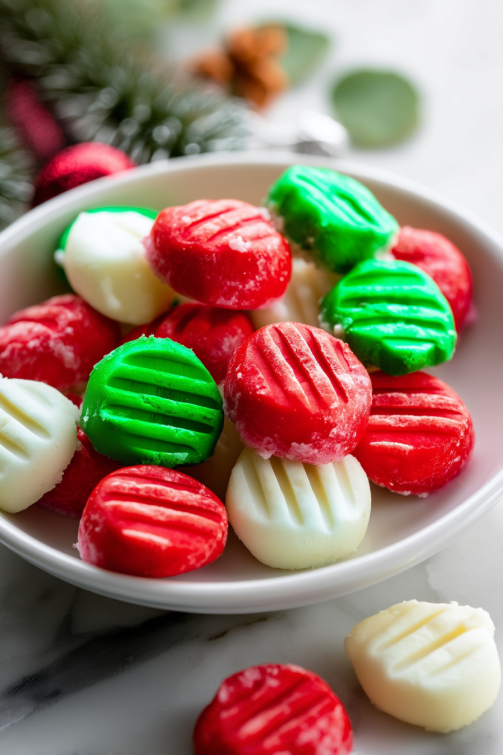 Cream Cheese Mints - That Oven Feelin