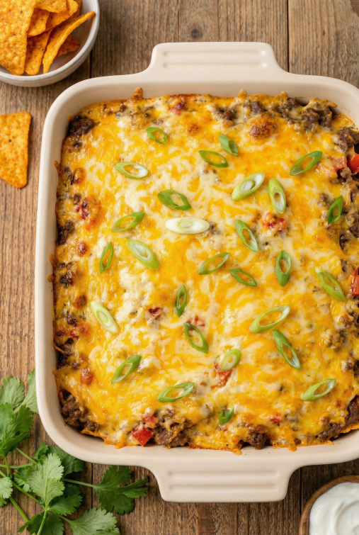 Mexican White Trash Casserole Recipe - That Oven Feelin