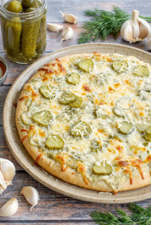 Dill Pickle Pizza - That Oven Feelin